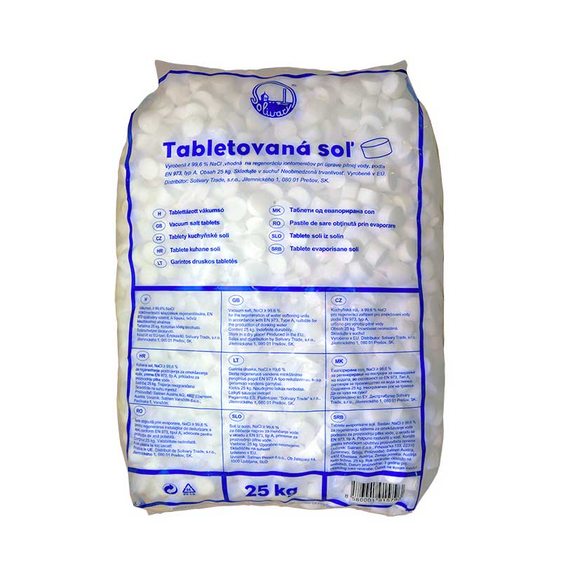SŮL regenerační tabletovaná 25kg | BRAND PRODUCT