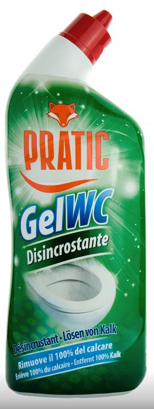 PRATIC WC gel Disincrostante 750ml /PULIRAPID WC gel 750ml | BRAND PRODUCT